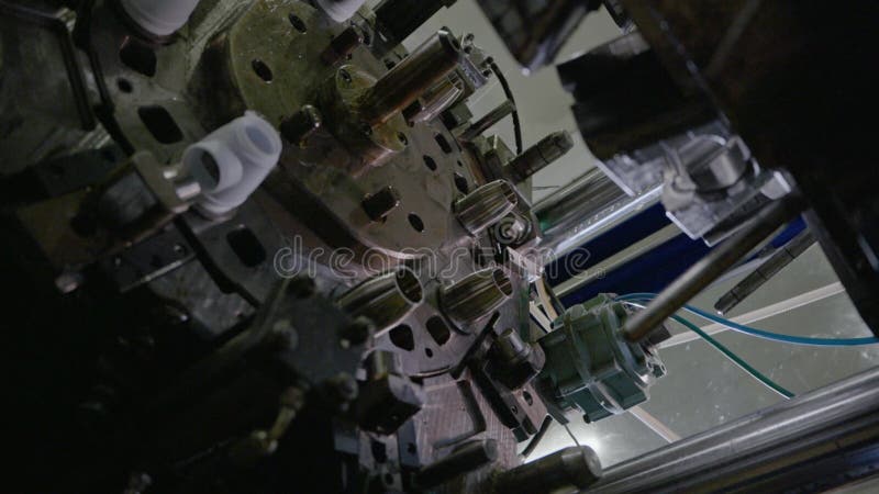 Injection Molding Machine for Plastic Products during Operation ...