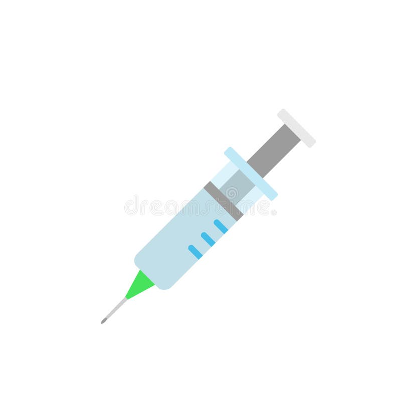 Injection Needle Red Blood Cells Stock Illustration - Illustration of ...