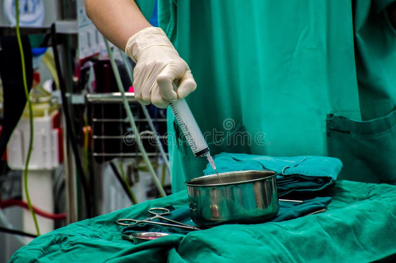 Hospital Operating Room Knee Surgery Stock Image - Image of doctor ...