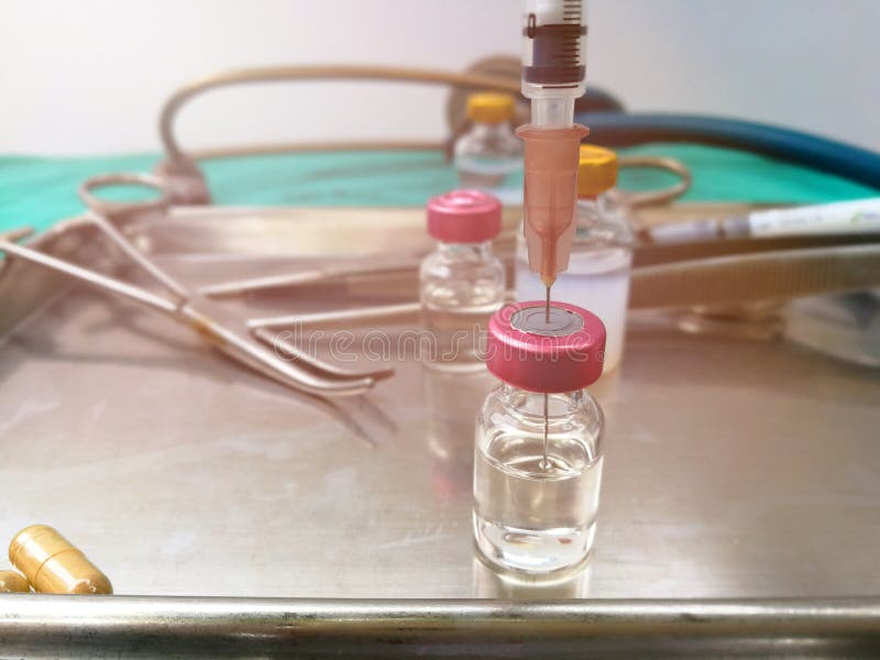 Injection Needle Steralized Surgery Medical Instruments Stock Photo ...