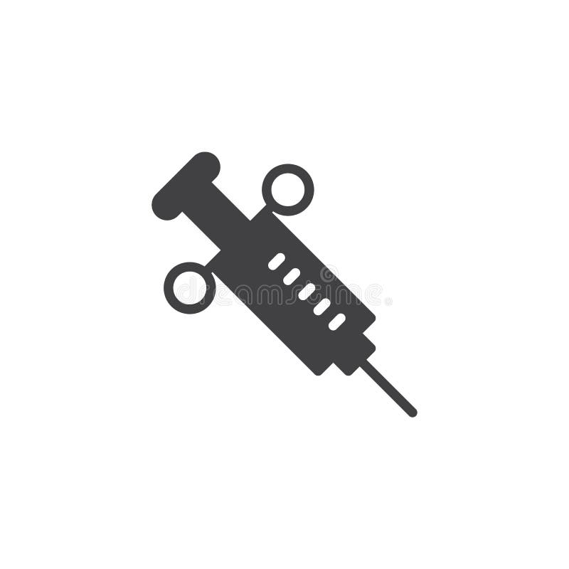 Injection Needle Vector Icon Stock Vector - Illustration of clinic ...