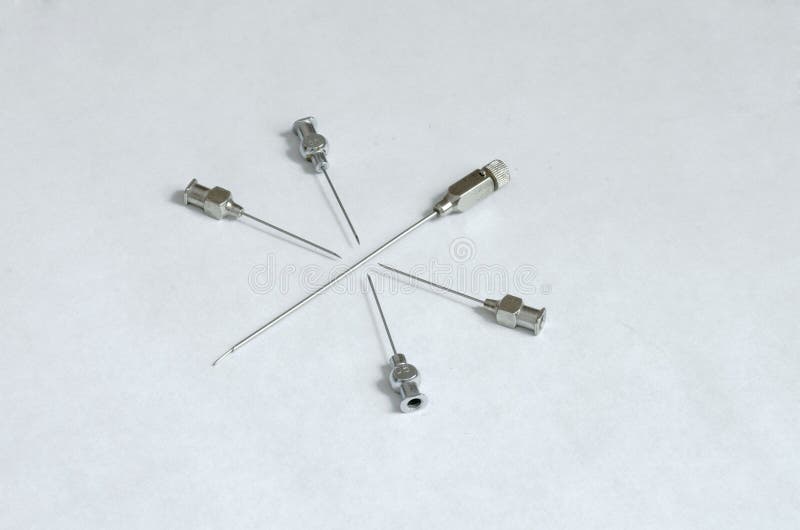 Injection Needles Old Sample Stock Image - Image of medicine, injection ...