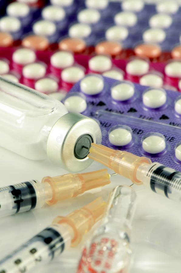 Injection Pharmaceutical Dosage Form. Stock Image - Image of form ...