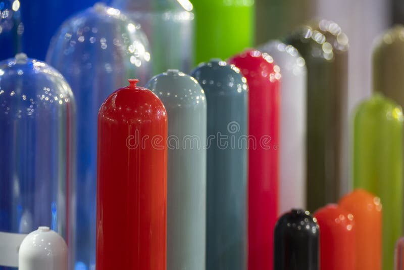 The Injection Preform Shape of PET Bottle Products. Stock Photo - Image ...