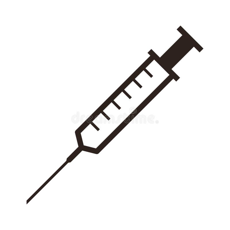 Syringe icon, simple style stock vector. Illustration of icon - 86384283