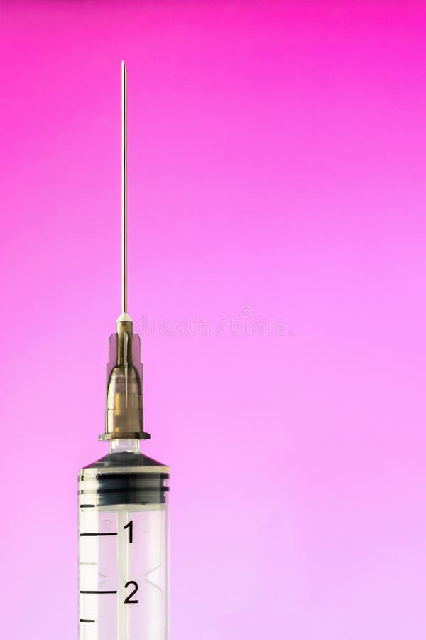 Diabetes Injecting Insulin Syringe Stock Image - Image of injecting ...