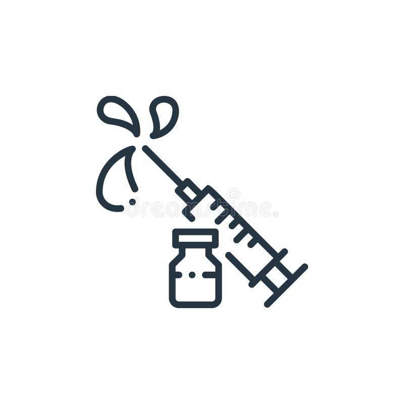 Injection Vector Icon. Injection Editable Stroke. Injection Linear ...