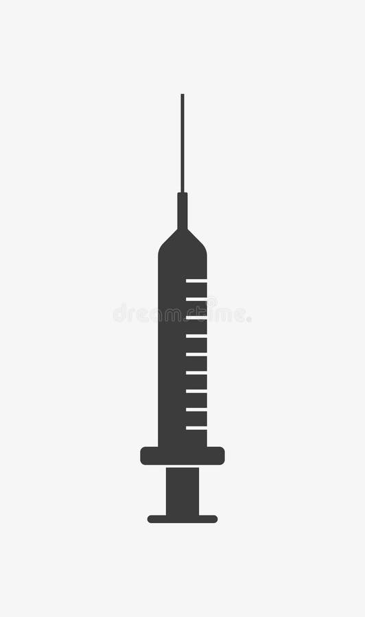 Injection Vector Icon Isolated on White Bakground Stock Vector ...