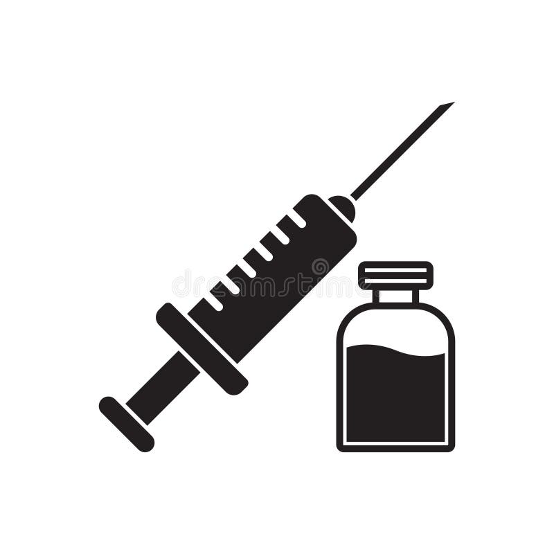 Injection vial icon vector stock vector. Illustration of icon - 305919020
