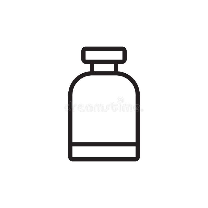 Injection vial icon vector stock vector. Illustration of sign - 305918286