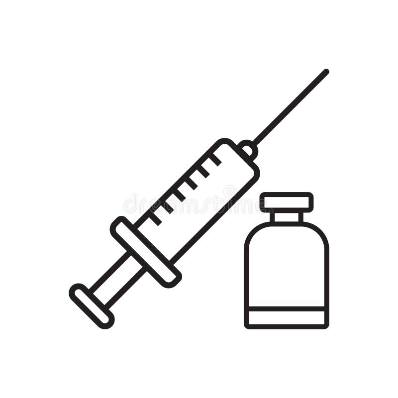 Injection vial icon vector stock vector. Illustration of clinic - 305918907