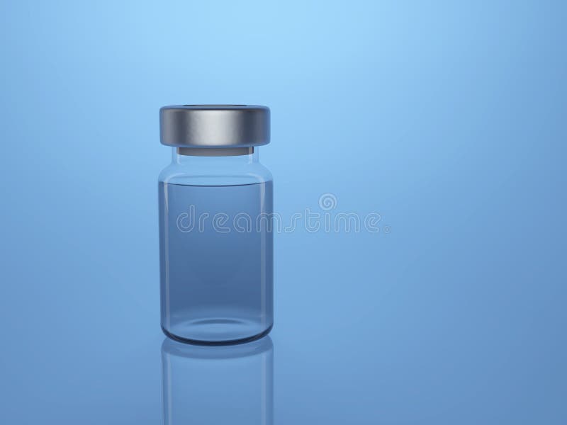 Injection vial stock illustration. Illustration of ampule - 206504437