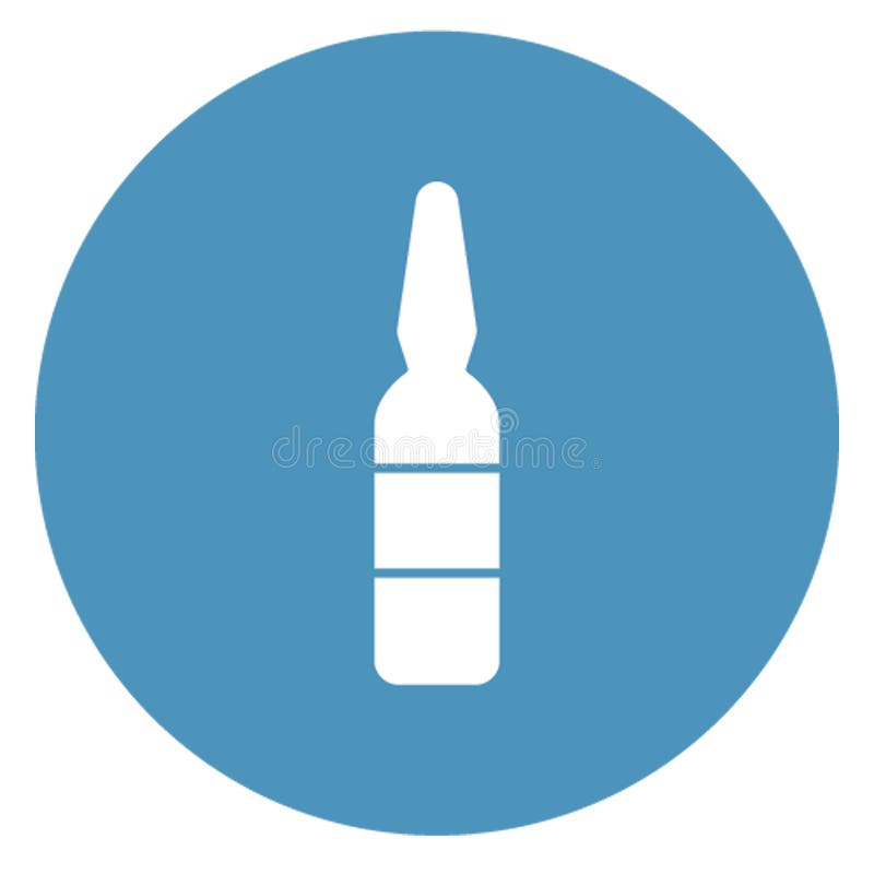 Injection Vial Isolated Vector Icon Which Can Be Easily Modified or ...