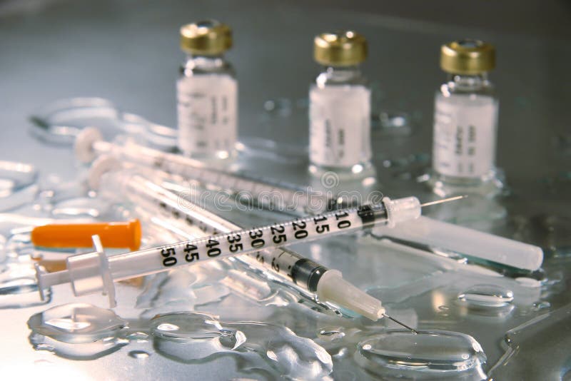 Injections and syringes stock photo. Image of needle, plain - 1717112