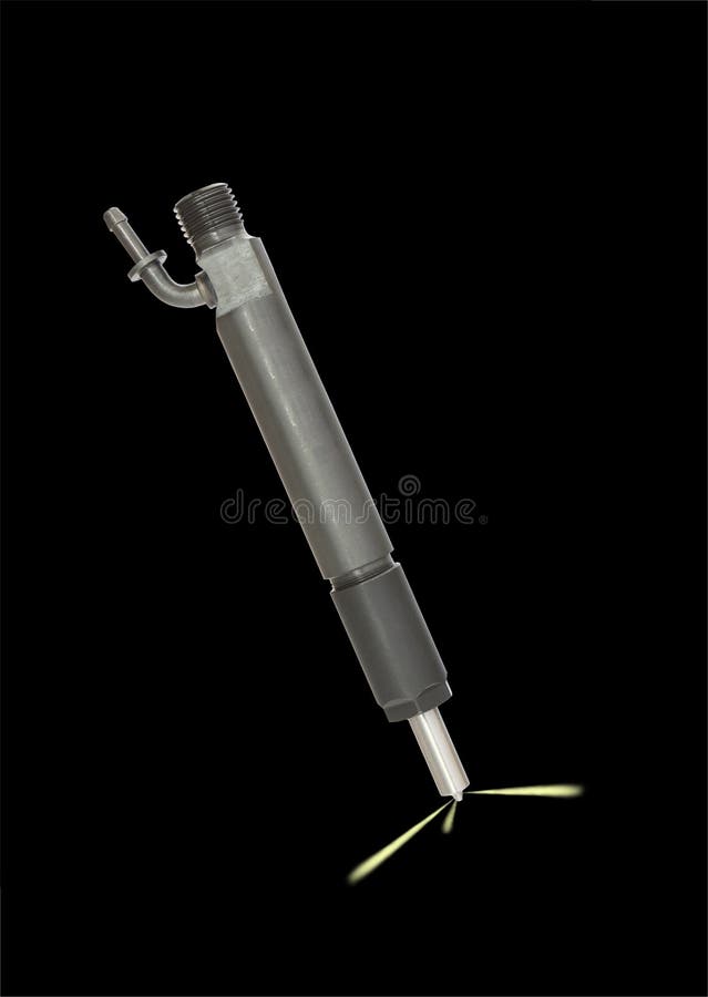 Injector diesel stock image. Image of diesel, shiny, motor - 33625273