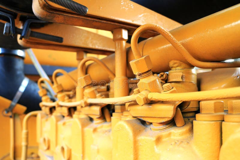 Injector System of Diesel Engine Stock Photo - Image of fuel, exhaust ...