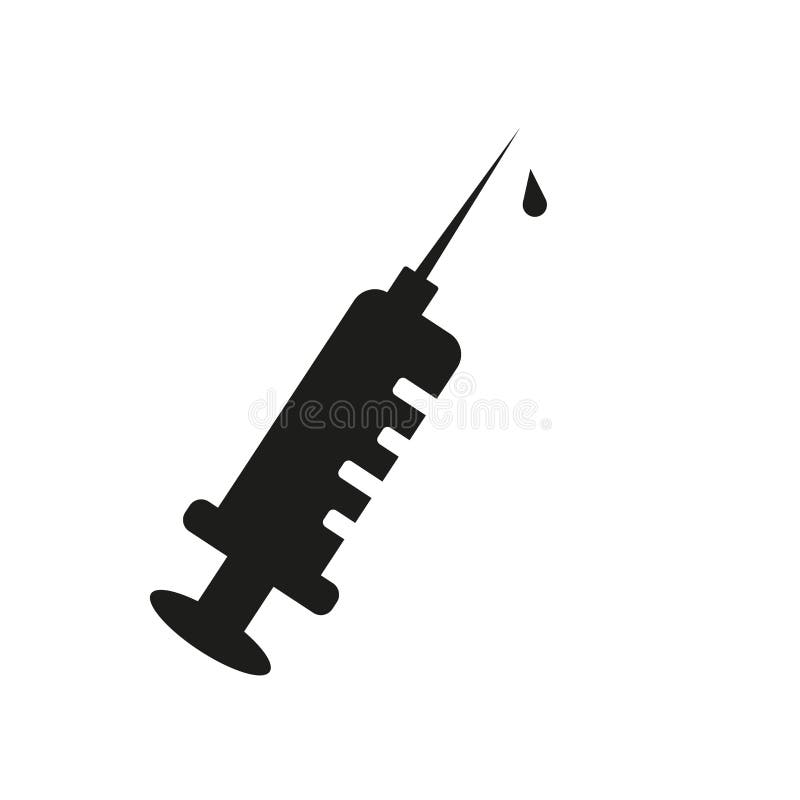 Injection Icon Vector Sign and Symbol Isolated on White Background ...