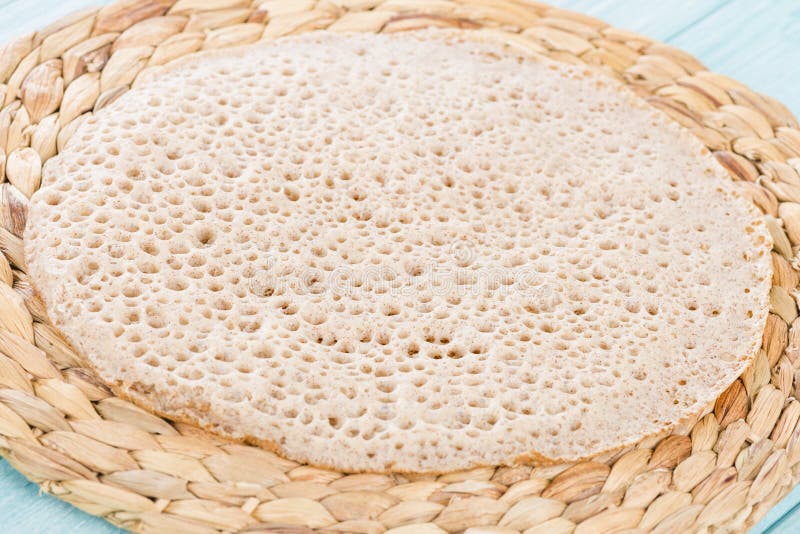 Injera stock image. Image of nech, cuisine, bread, food - 35622611