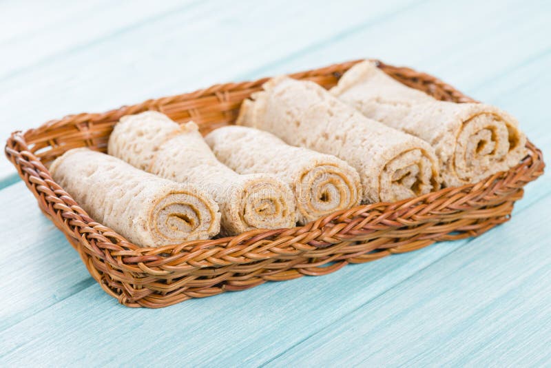 Injera stock photo. Image of lahooh, africa, basket, background - 35623112