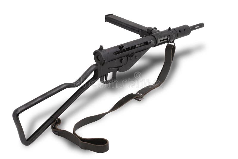 Grâ Bretanha No Injetor De Submachine Sten De WW2 Metralhadora ...