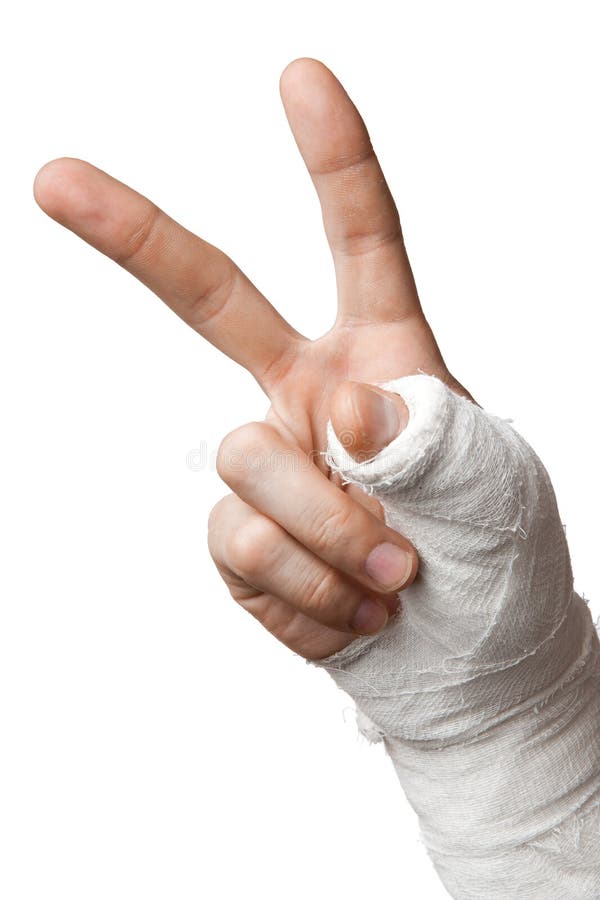 Injured Finger stock photo. Image of emergency, digit - 18468092