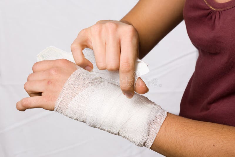 Injured hand stock photo. Image of injury, physical, hospital - 12661126