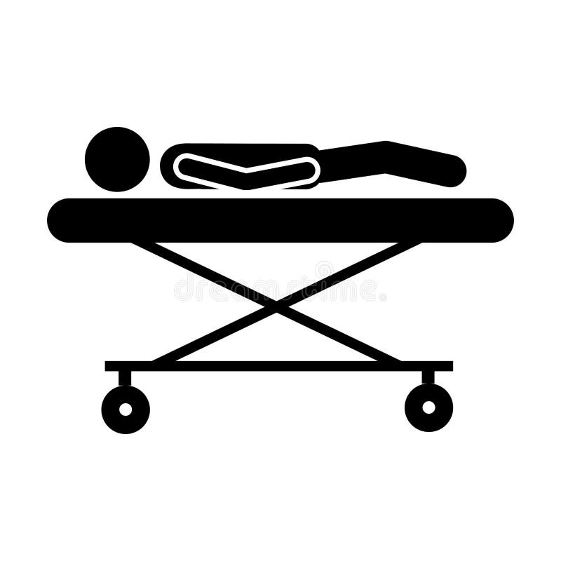 Injured person icon image stock vector. Illustration of medicine - 79553979