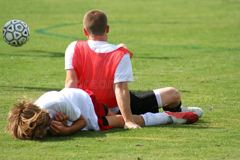 Youth Football Injured Player Editorial Stock Photo - Image of injury ...