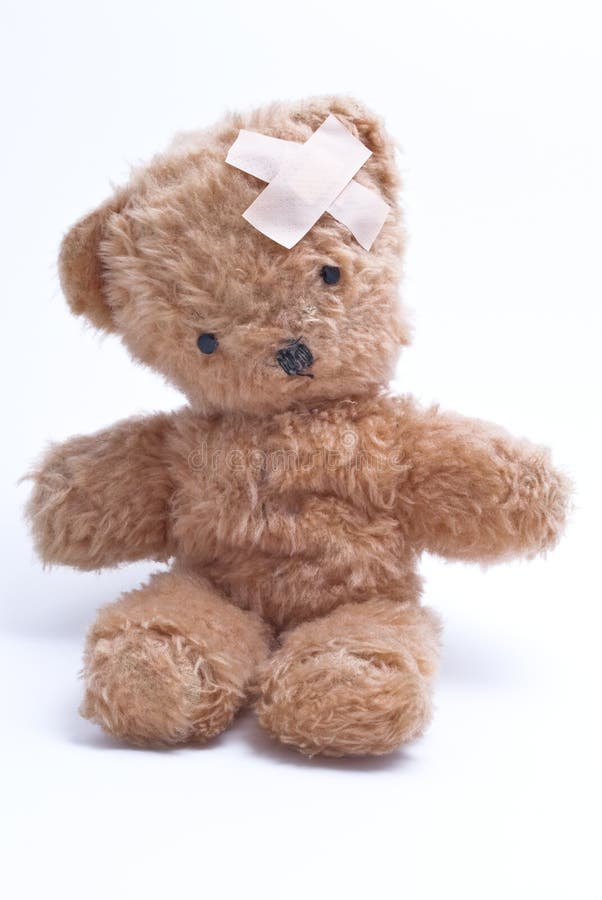 Injured Teddy Bear stock image. Image of bear, brown - 12012697