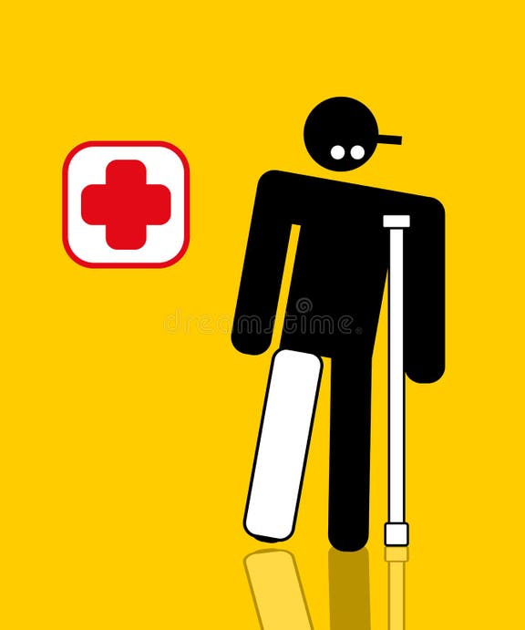 Injured Leg Support Stock Illustrations – 1,150 Injured Leg Support ...