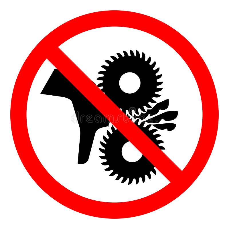 Injury Hazard Cutting of Fingers Rotating Blades Symbol Sign, Vector ... Injury Hazard Cutting of Fingers Rotating Blades Symbol Sign, Vector ...