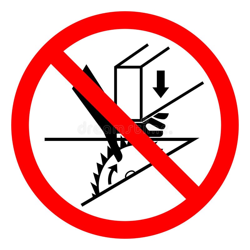 Injury Hazard Drawing in Hand Crush Hazard Symbol Sign, Vector ...