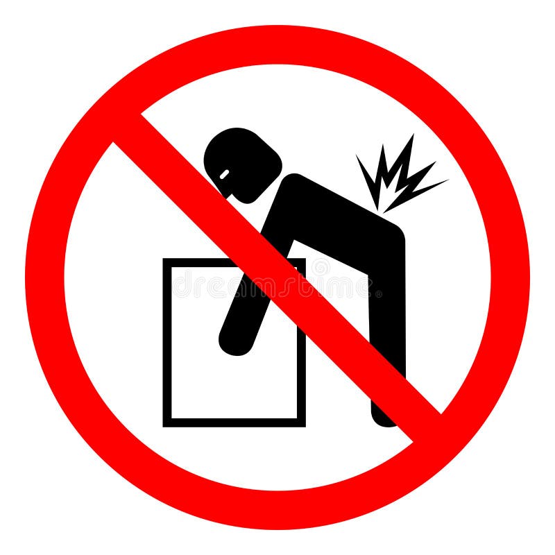 Injury Hazard Lifting Hazard Symbol Sign, Vector Illustration, Isolate ...