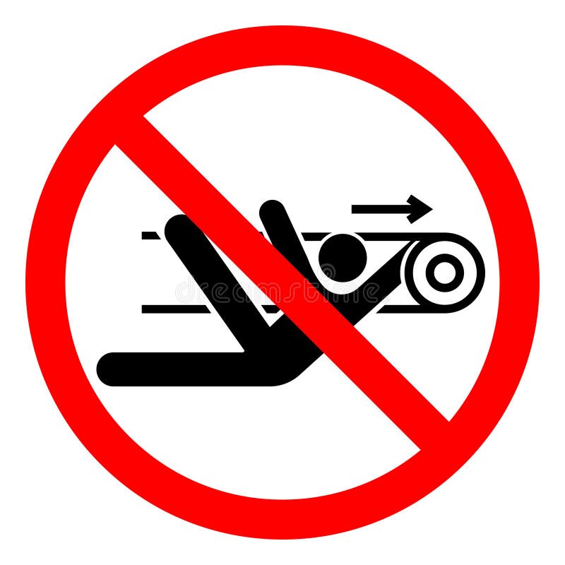 Injury Hazard Crush Hazard Symbol Sign, Vector Illustration, Isolate on ...