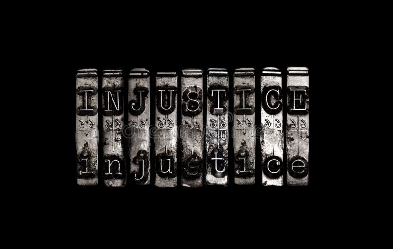 Fair Vs Unfair Words Scale Balance Justice Injustice Stock Illustration ...