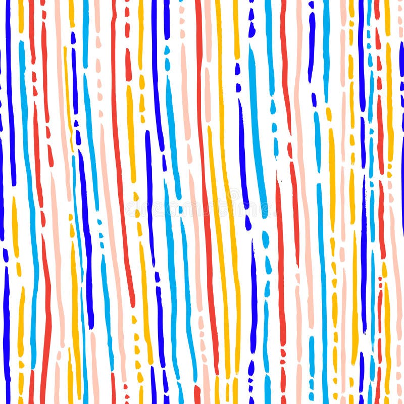 Ink Abstract Seamless Pattern. Background with Artistic Strips Stock ...