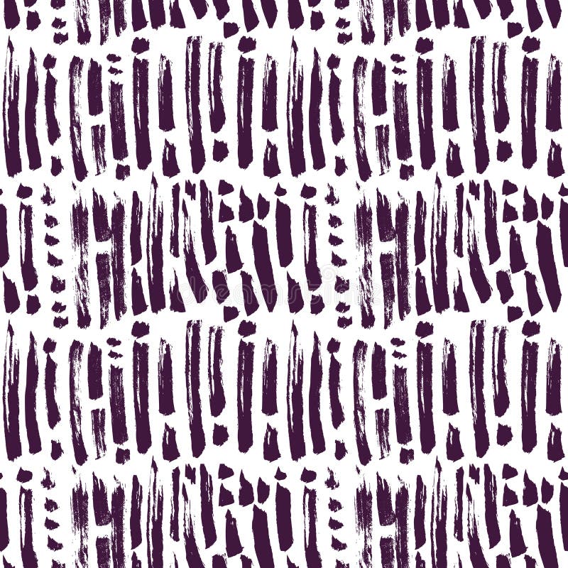 Ink Abstract Seamless Pattern. Background with Artistic Strips a Stock ...