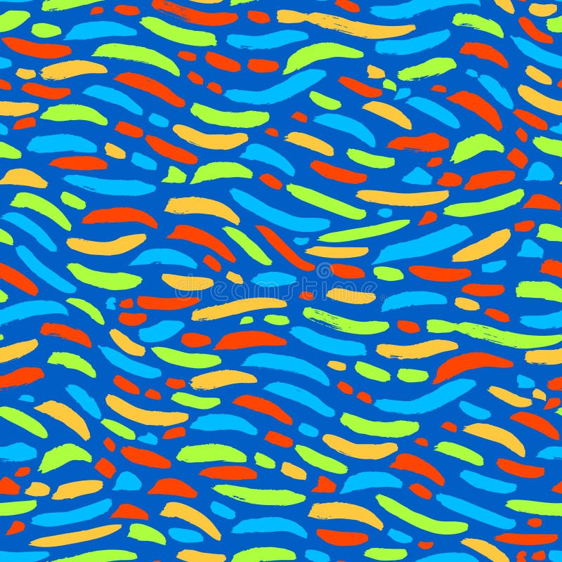 Ink Abstract Seamless Pattern. Background with Colorful Artistic Stock ...