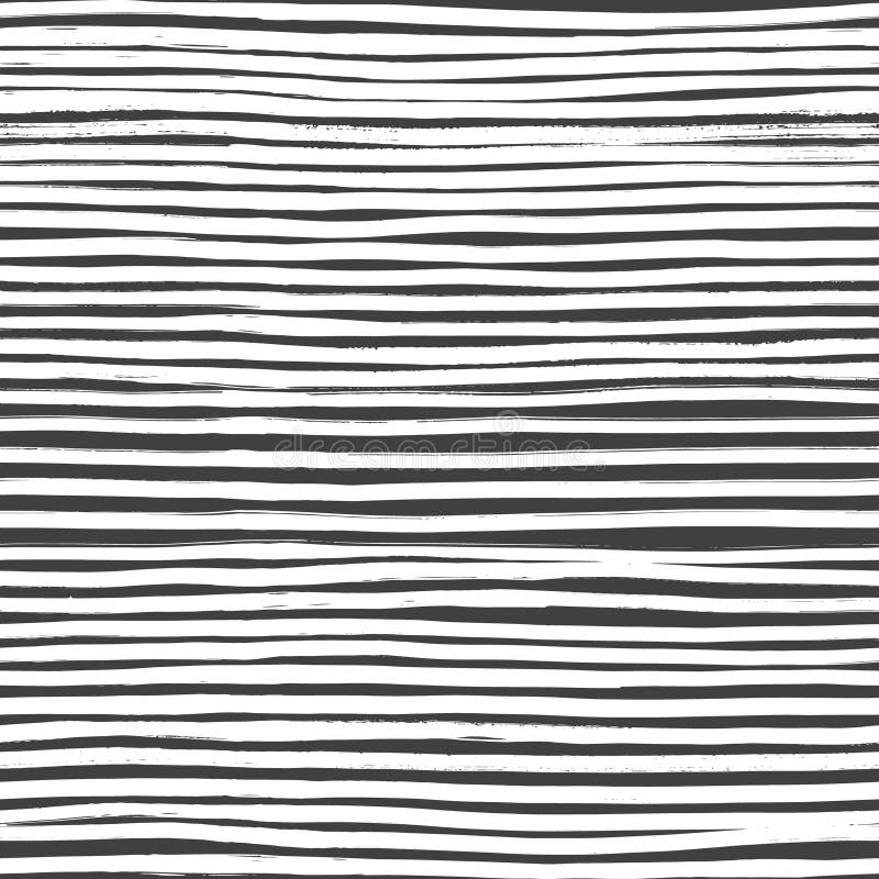 Ink Abstract Stripe Seamless Pattern. Background with Artistic Strokes ...