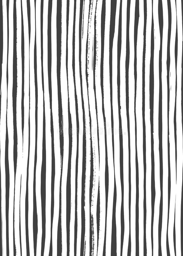 Ink Abstract Stripe Seamless Pattern. Background with Artistic Strokes ...
