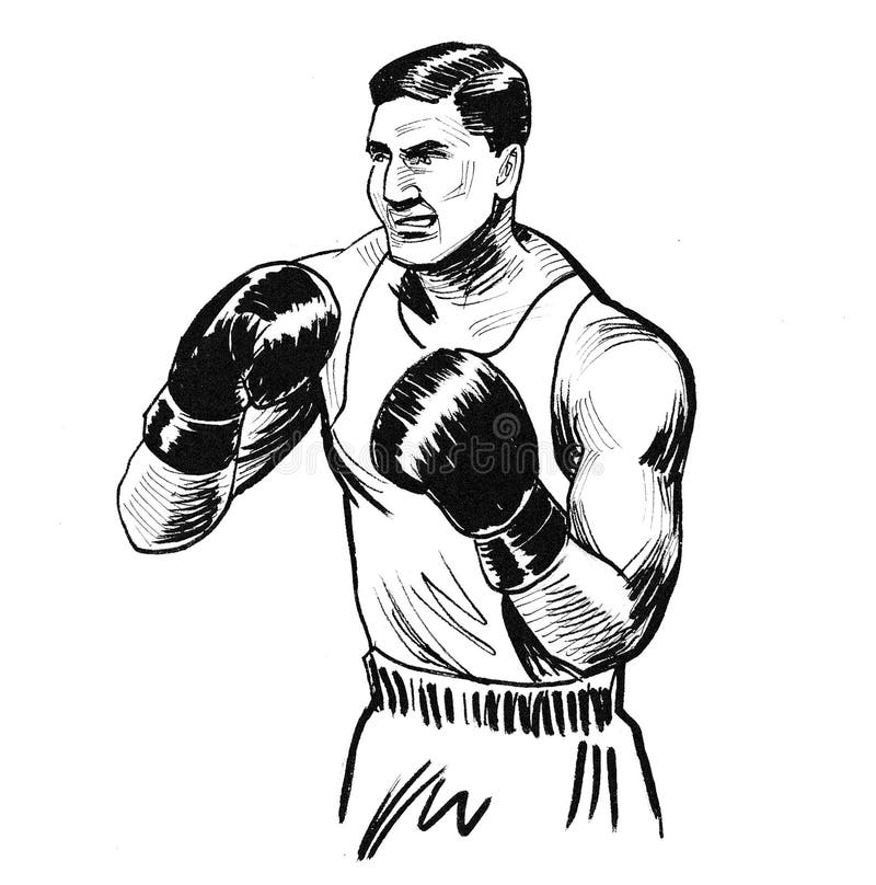 Boxing champion stock illustration. Illustration of character - 145628204