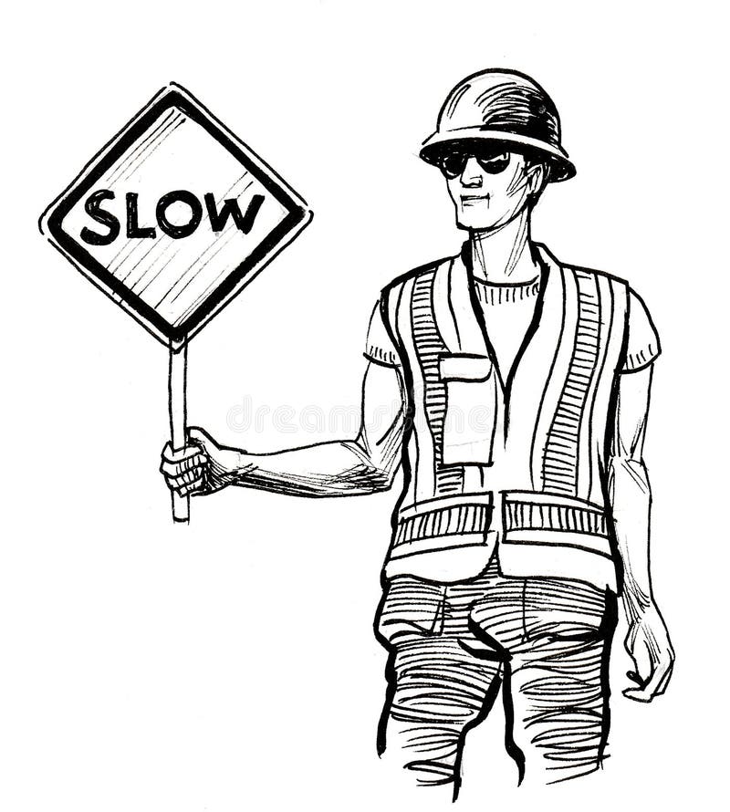 Road builder stock illustration. Illustration of sketch - 172540742