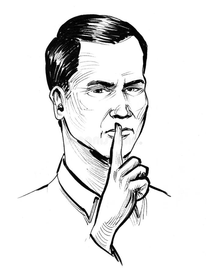 Shhh Man Stock Illustrations – 108 Shhh Man Stock Illustrations ...