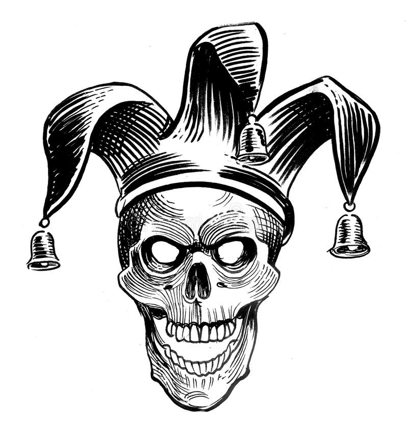 Dead jester stock illustration. Illustration of joker - 274501626