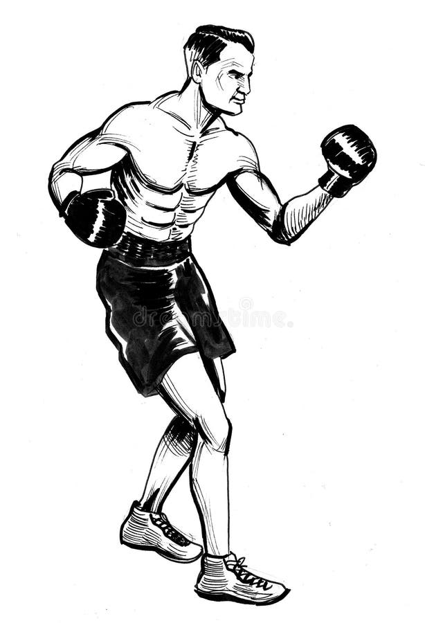 Retro boxer stock illustration. Illustration of white - 114591432