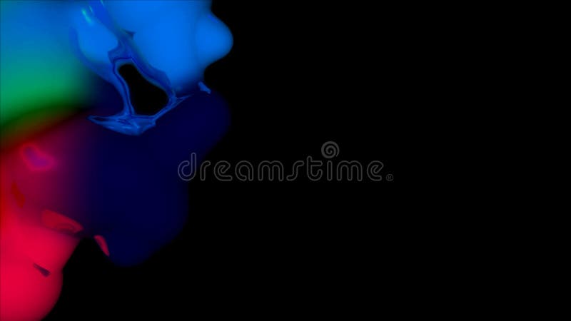 Ink Blob with Black Copy Space Stock Illustration - Illustration of ...