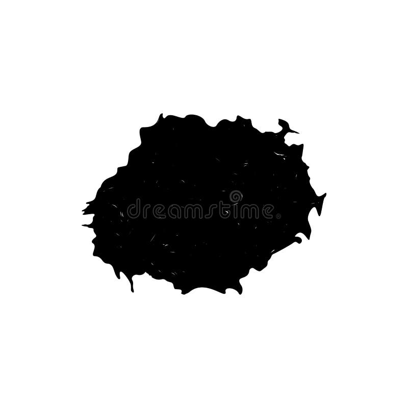 Ink blob or drop stock vector. Illustration of drop - 101937206