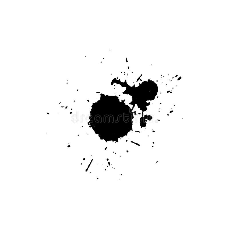 Ink blob or drop stock vector. Illustration of fluid - 101937124