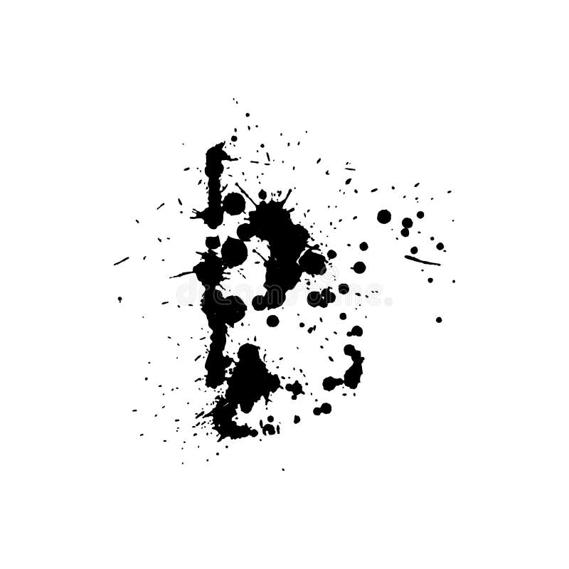 Ink blob or drop stock vector. Illustration of fluid - 101937124