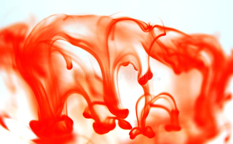 Ink blood in water stock image. Image of pigment, demon - 456307